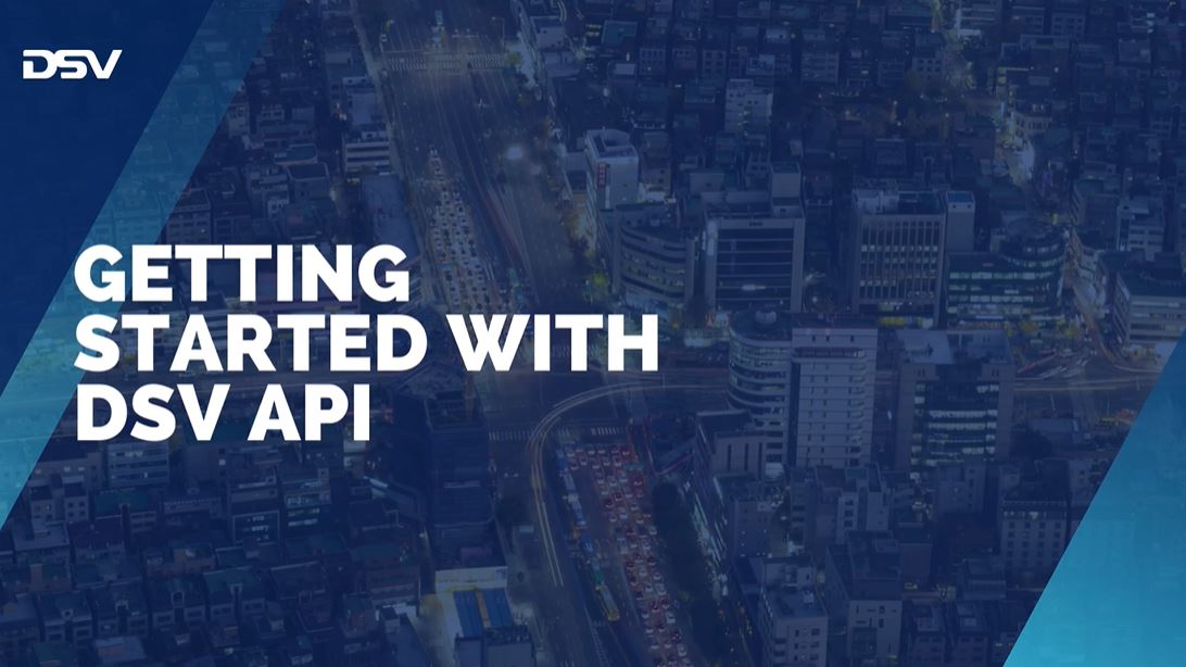 video of getting started - DSV Developer Portal